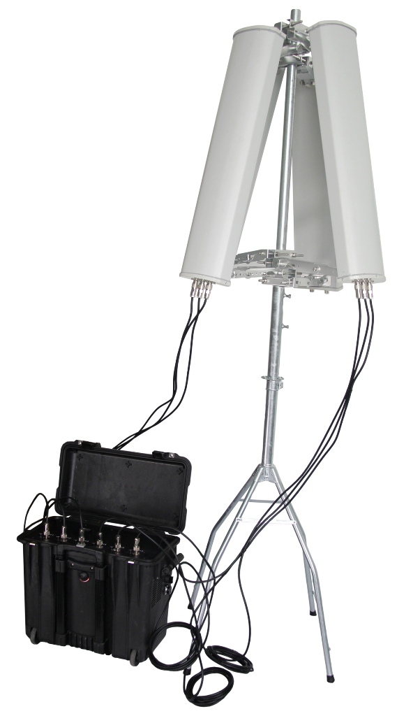 6-7 Antenna Bands RF Portable Jammer up to 150m
